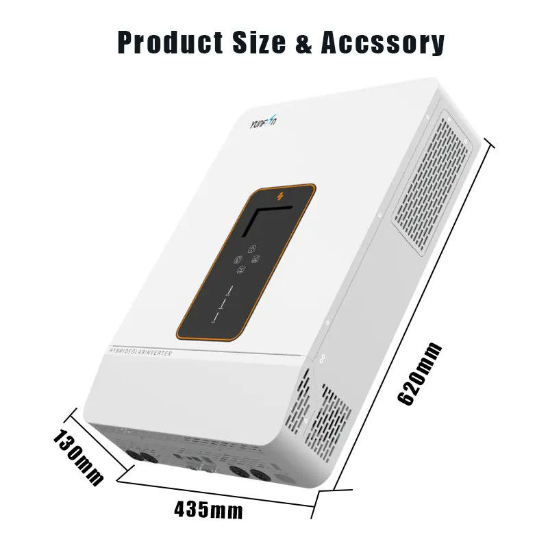 DC AC 10kw 3 Phase Hybrid Inverter Split Phase Solar Panel System
