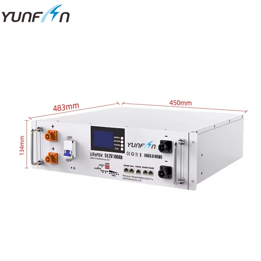 51.2V 200Ah 10KWh Residential Lithium Ion Battery Rack Mounted Battery ...