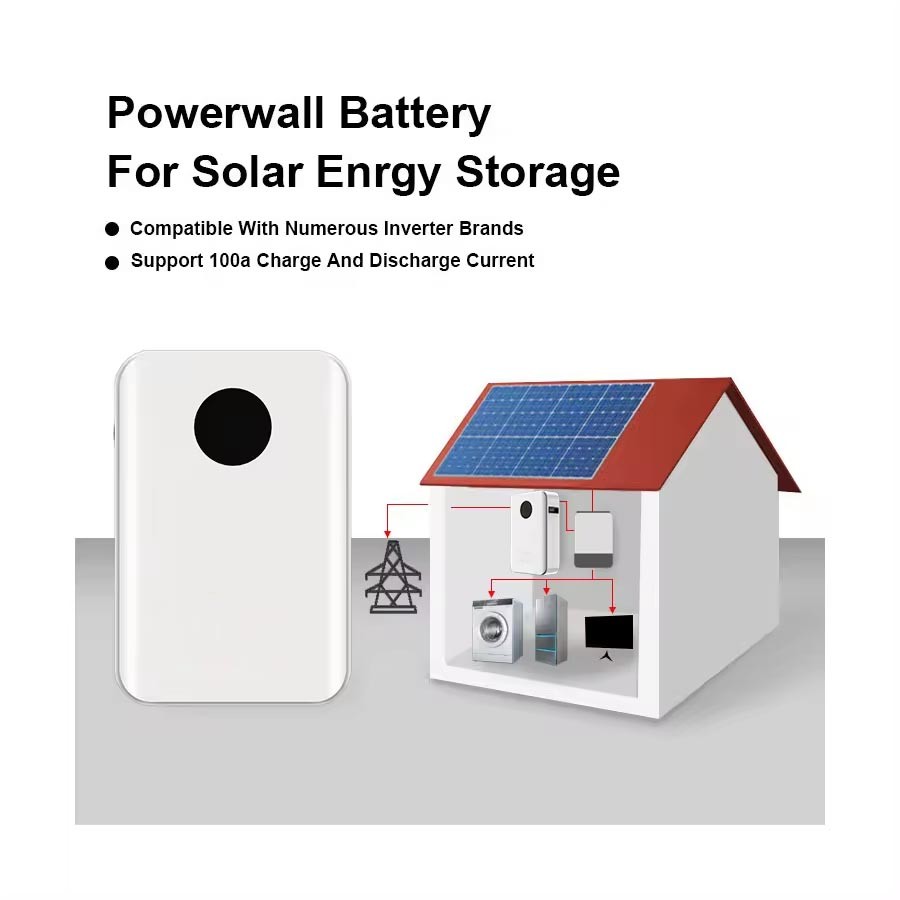 51.2V 200Ah Wall Mounted Battery Energy Storage System 10kWh LiFePo4 ...