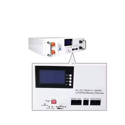 48V 100Ah 16S1P Rack-Mount Lithium Battery with BMS for Solar Energy ...